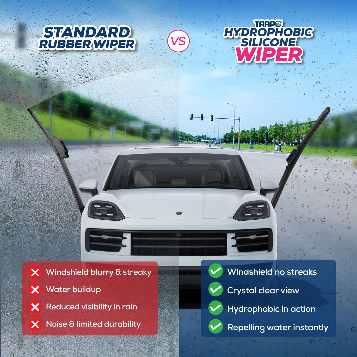 TRAPO Hydrophobic Wiper Blades – Trapo Global